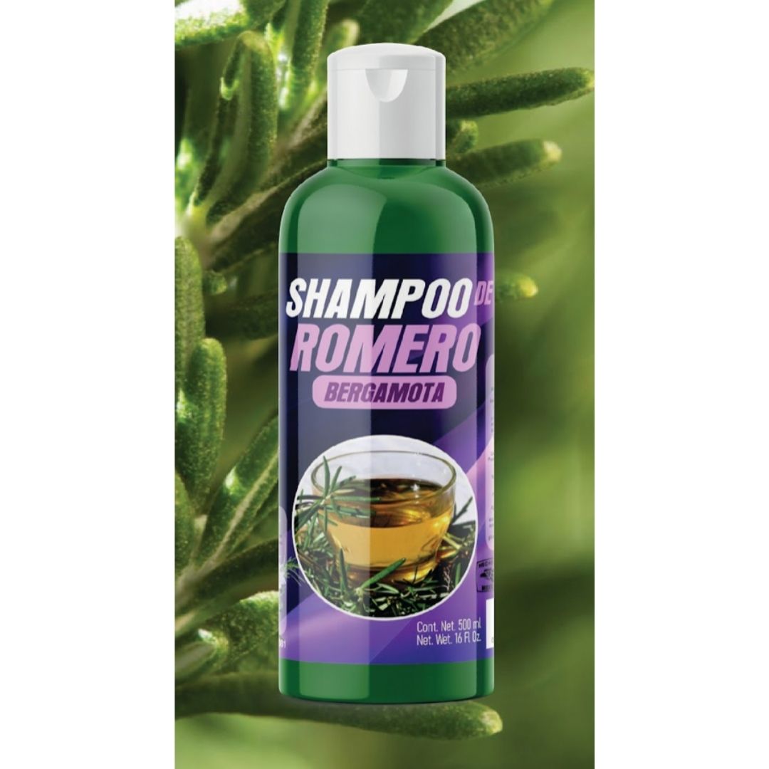 SHAMPOO ROMERO Y BERGAMOTA 500 ML. - High Supreme